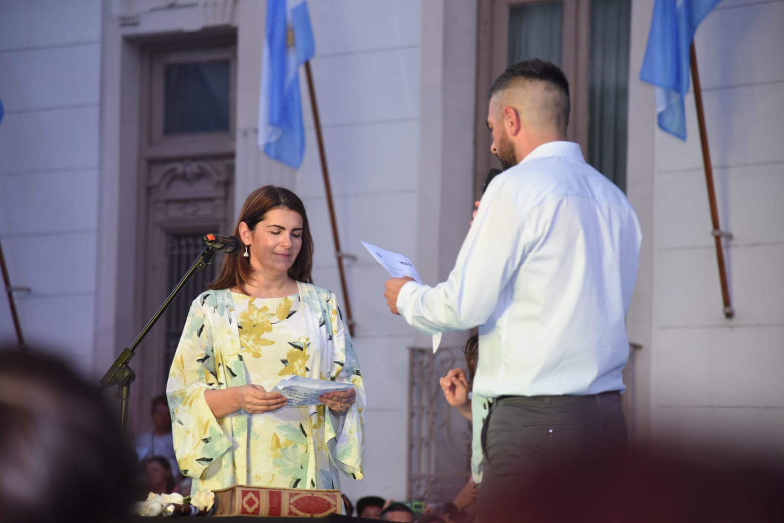 Mariel Fernández asumió su segundo mandato como intendenta de Moreno ...